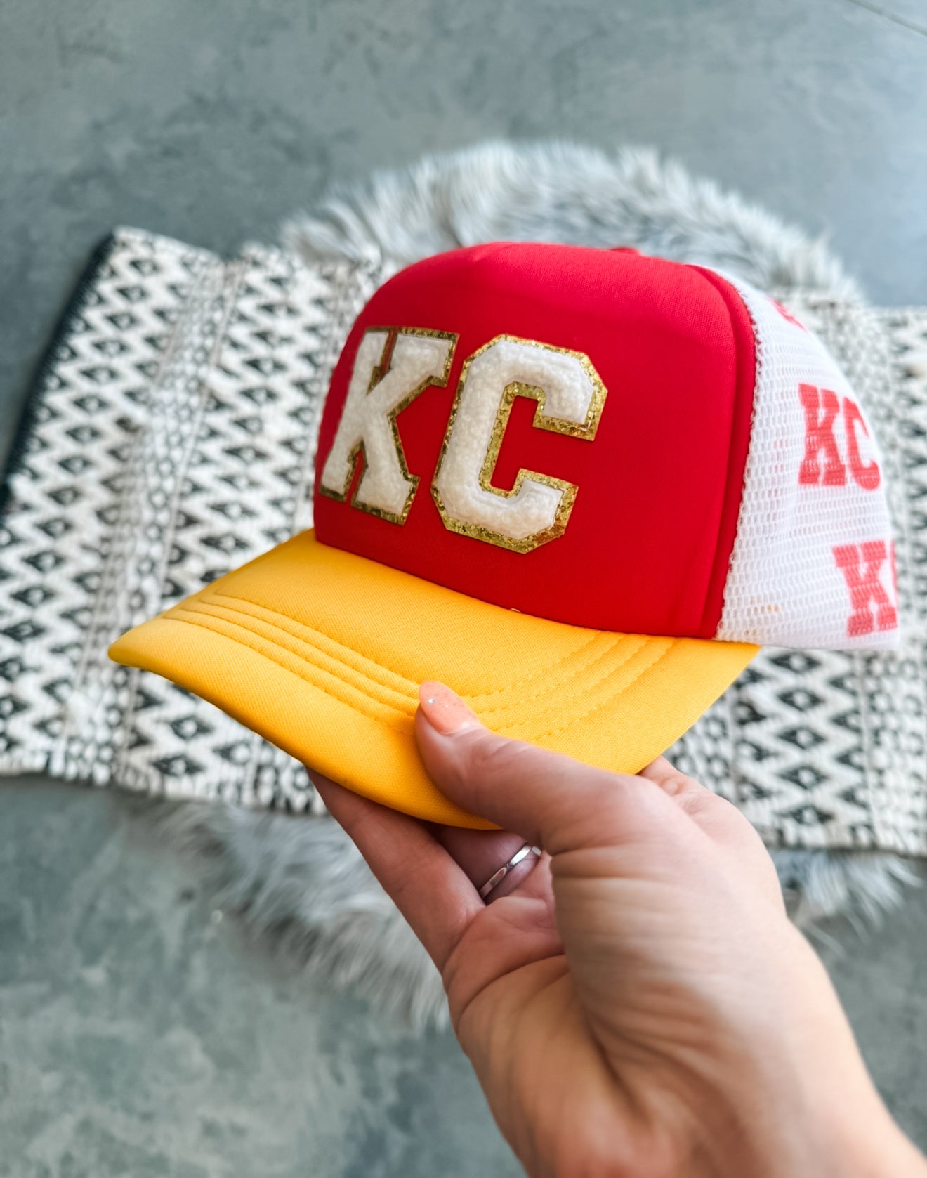 KC Mesh Trucker Hat – Olive Street Boutique