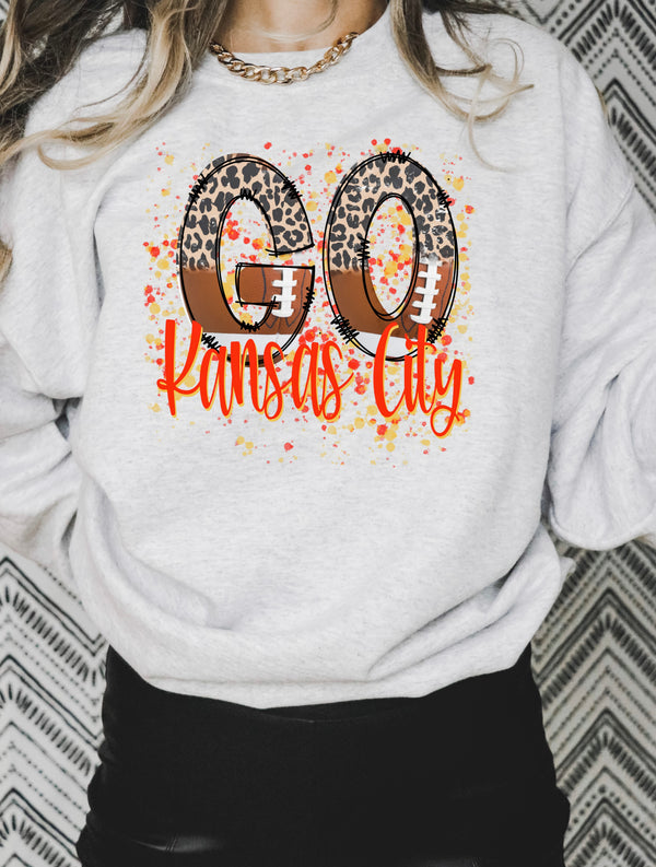 Go Kansas City Ash Sweatshirt - Olive Street Boutique